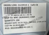 China HSEC8-140-01-L-RA-TR Connectors Generate™ High-Speed Edge Card Connector for sale