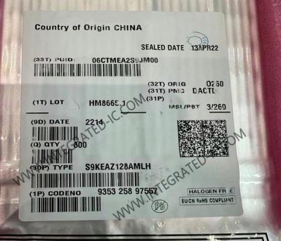 China S9KEAZ128AMLH Microcontroller MCU 48MHz Kinetis EA 32-Bit ARM Cortex-M4 MCU LQFP-64 for sale