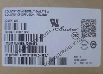 China ADM2587EBRWZ Signal and Power Isolated RS-485 Transceiver with 15 kV ESD Protection for sale