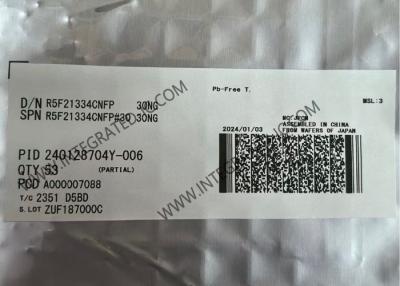 China R5F21334CNFP Microcontroller MCU 20MHz 16-Bit Microcontrollers With R8C CPU Core for sale