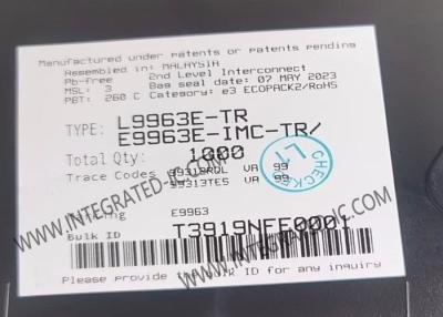 China Integrated Circuit Chip L9963E Automotive Battery Monitor IC TQFP64 for sale