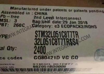 China Microcontroller MCU STM32L051C8T7 32 MHz CPU Single-Core Embedded Arm Cortex-M0 for sale