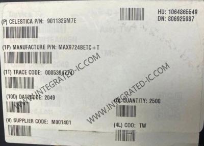 China MAX9724BETC Integrated Circuit Chip Stereo Headphone Amplifier 60mW Audio Amplifiers for sale