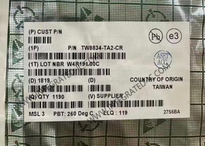 China TW8834-TA2-CR Integrated Circuit Chip LCD Video Processor TQFP100 Display Processors for sale