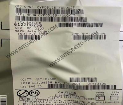China CYPD5125-40LQXIT Integrated Circuit Chip High Speed USB Type-C Port Controller for sale