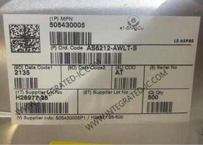 China AS6212-AWLT-S Sensor IC High Accuracy Digital Temperature Sensors WLCSP6 for sale