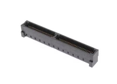 China HTEC8-130-01-L-DV-A-BL-K-TR Connectors 0.80mm Rugged High Speed Edge Card Connectors for sale