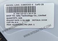 China TSM-103-01-L-SV-P-TR Connectors Board To Board Connectors 3POS Terminal Strip for sale