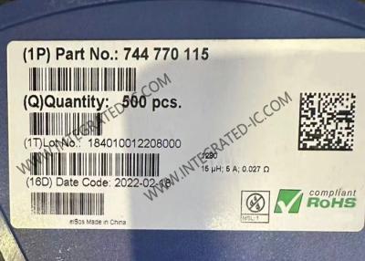 China 744770115 Integrated Circuit Chip 5A Power Inductor 15uH Wirewound Inductor for sale