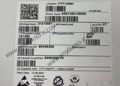 China AS5145A-HSSM Sensor IC 12-Bit Programmable Magnetic Rotary Encoder SSOP-16 for sale