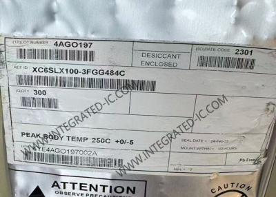 China Field Programmable Gate Array XC6SLX100-3FGG484C Spartan-6 LX FPGA IC FBGA484 for sale
