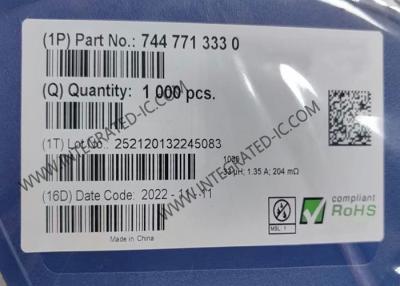 China 7447713330 Integrated Circuit Chip 1.35 A 204mOhm 33 µH Shielded Drum Core Wirewound Inductor for sale