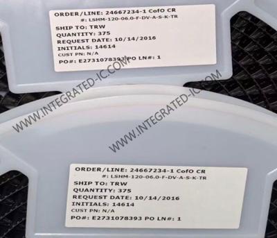 China LSHM-120-06.0-F-DV-A-S-K-TR LSHM Razor Beam Connectors 0.50mm Pitch 40 Position High-Speed 14 Gbps Hermaphroditic for Board-to-Board Applications for sale