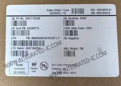 China MAX20087ATPC Integrated Circuit Chip with 600mA Load Current 3V to 15V Input Supply and 26V Short-to-Battery Isolation for sale