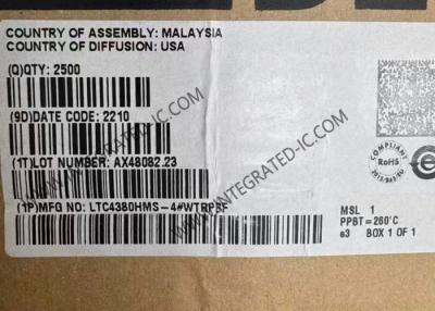China LTC4380HMS-4 Integrated Circuit Chip with Low Quiescent Current Surge Protection and Automotive Grade for sale