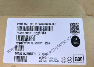 China NRF52833-QDAA-B-R BT IC System On Chip with 64 MHz Arm Cortex-M4 512 KB Flash and 128 KB RAM for sale