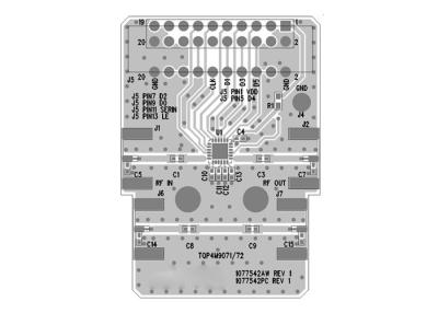 China TQP4M9071-PCB-RF Embedded Solutions High Linearity 6-Bit Digital Step Attenuator Evaluation Board for sale