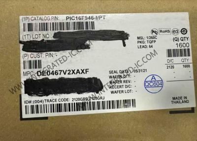 China PIC16F946-I/PT 8-Bit Microcontroller MCU with 20MHz Speed LCD Driver and nanoWatt Technology for sale
