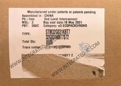 China STM32G031K8T7 Microcontroller MCU 32-Bit IC with 64MHz ARM Cortex-M0+ Core and 64KB Flash Memory for sale