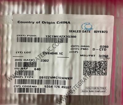 China S912ZVMC12AWKH 16-Bit Microcontroller MCU with 50MHz Speed, 128KB Flash Memory, and 31 I/O Pins for Motor Control for sale