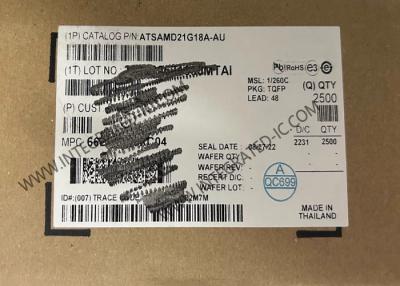China ATSAMD21G18A-AU Microcontroller MCU 48MHz High-Performance 32-Bit with 256 kB Flash and 32 kB SRAM for sale