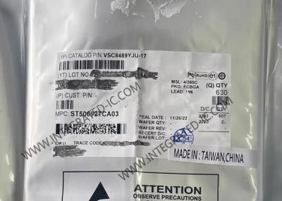 China VSC8489YJU-17 Ethernet IC Dual Channel SerDes PHY Ethernet Transceivers FCCSP-196 for sale