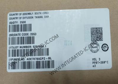 China ADE7878ACPZ Integrated Circuit Chip 3-Phase High Accuracy Energy Metering IC with SPI Interface for sale