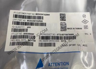 China MX25U25672GZNI40 Memory IC Chip 256Mbit MXSMIO Serial NOR Flash Memory IC with 8-WSON Package for Industrial Grade (-40℃ to +85℃) for sale