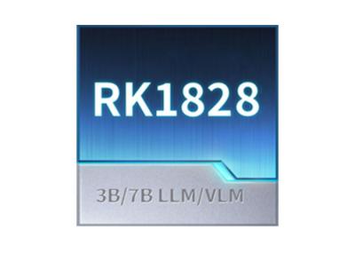 China RK1828 AI Processor Chip with 7-billion-parameter models 1024 GB/s bandwidth and 3D stacked packaging for edge AI applications for sale