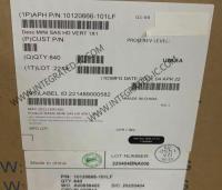 China 10120666-101LF Mini-SAS HD Connector 16 Position with 6 Gb/s and 12 Gb/s Data Rates and Gold Contact Finish for sale