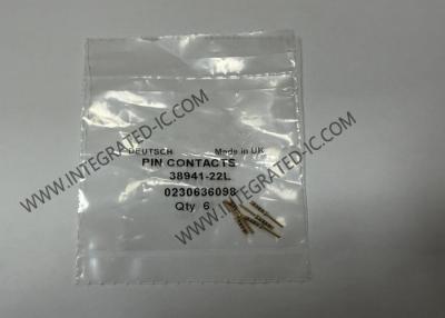 China 38941-22L DEUTSCH Connector Terminal 28 – 22AWG 5A Rated Current Gold Plated Circular Connectors for sale