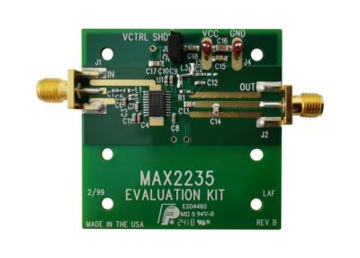 China MAX2235EVKIT Embedded Solutions MAX2235 1W Autoramping Power Amplifier Evaluation Board for sale