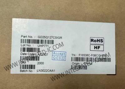 China GD25Q127CSIGR 128M-bit 104MHz Quad I/O Memory IC Chip Serial Flash NOR Memory 8-SOIC for sale