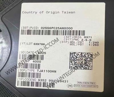 China TJA1100HN Automotive Ethernet IC 100BASE-T1 Compliant AEC-Q100 Grade 1 Qualified PHY Transceiver with 3.1V ~ 3.5V Supply Voltage for sale
