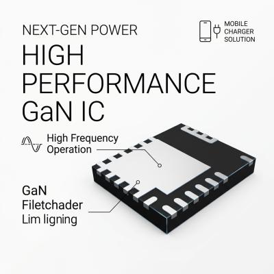 China NV9580F1P3 GaN IC GaNSense™ HFQR Flyback Controller For USB PD/QC Battery Charger for sale