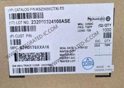 China KSZ9896CTXI 6-Port Gigabit Ethernet Switch IC with TQFP-128 Package for sale