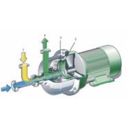 China Horizontal Centrifugal Mixer 120 - 400T/D Industrial LiqAuid Mixer Machine for sale