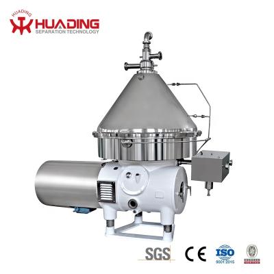 China Dairy Disc Coconut Water Separator Machine 1500KG Fatty  Milk Cream Separator for sale