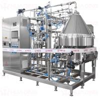 China 1500MM Fish Animal Disc Oil Separator 501 - 1000l/H Fat Disc Separator for sale