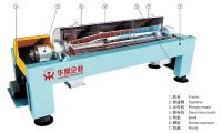 China SUS316L 49KW High Speed Decanter Centrifuge Rare Earth Oxide Recovery Horizontal Decanter for sale