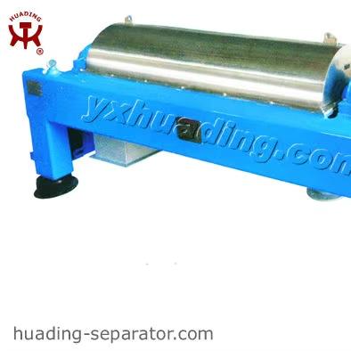 China Yellow Blue Centrifugal Oil Water Separator 1200kg Sludge Dewatering Centrifuge EN14462 for sale