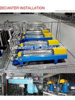 China 1000 - 100000L/H Decanter Centrifuge Equipment Oil Sludge Separation System 1200kg for sale