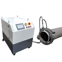 China 7.5kw Hydraulic Pipe Cutting And Beveling Machine 45l/Min PLC Control for sale