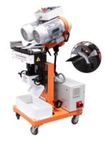 China Double Head Plate Edge Milling Machine Stainless Steel Beveling Deburring 1050rpm for sale