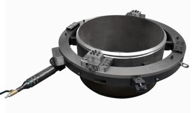 China OD Mounted Pipe Cold Cutter Split Frame Tube Cutting Beveling Machine for sale