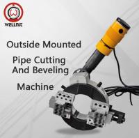 China OD Mounted Electric Pipe Cutting And Beveling Machine Minimal Axial Smooth Cutting for sale
