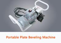 China Electric Driven Portable Plate Chamfering Machine Bevel Angle Can Adjustable for sale