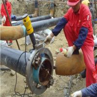 China Split Frame Electric AluminumClamshell Pipe Cutter 42 R/min Rotation Speed for sale