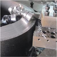 China Aluminum Alloy Clamshell Pipe Cutter Electric Driven Steel Pipe Beveler for sale