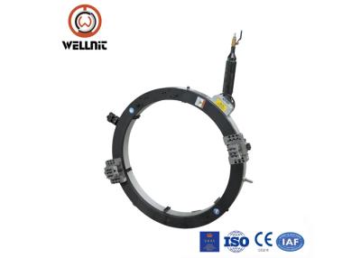 China Lower Axial Air Operation Pneumatic Pipe Beveler , Split Frame Machine for sale